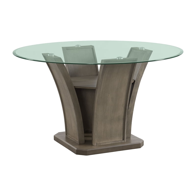 Picket House Furnishings Simms Round Dining Table in Grey - Walmart.com