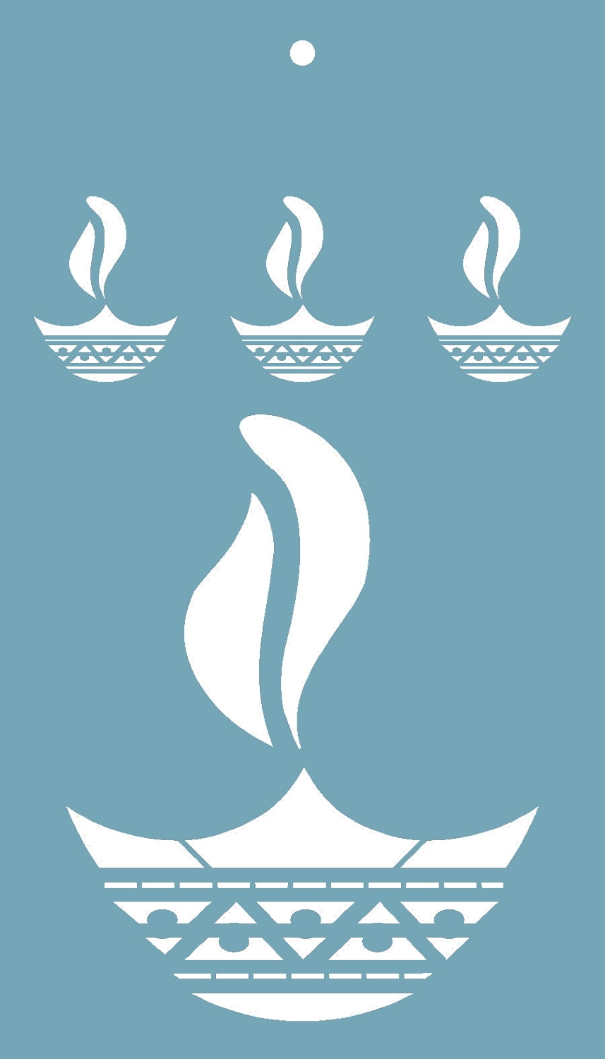 FineArt Lamp Stencils for Mixed Media, Wall Painting, Art and Craft ...