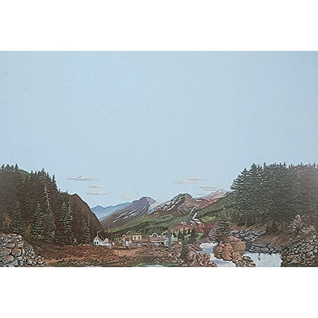 Walthers, Inc. Instant Horizons Sierra Boomtown Background Scene, 24 X ...