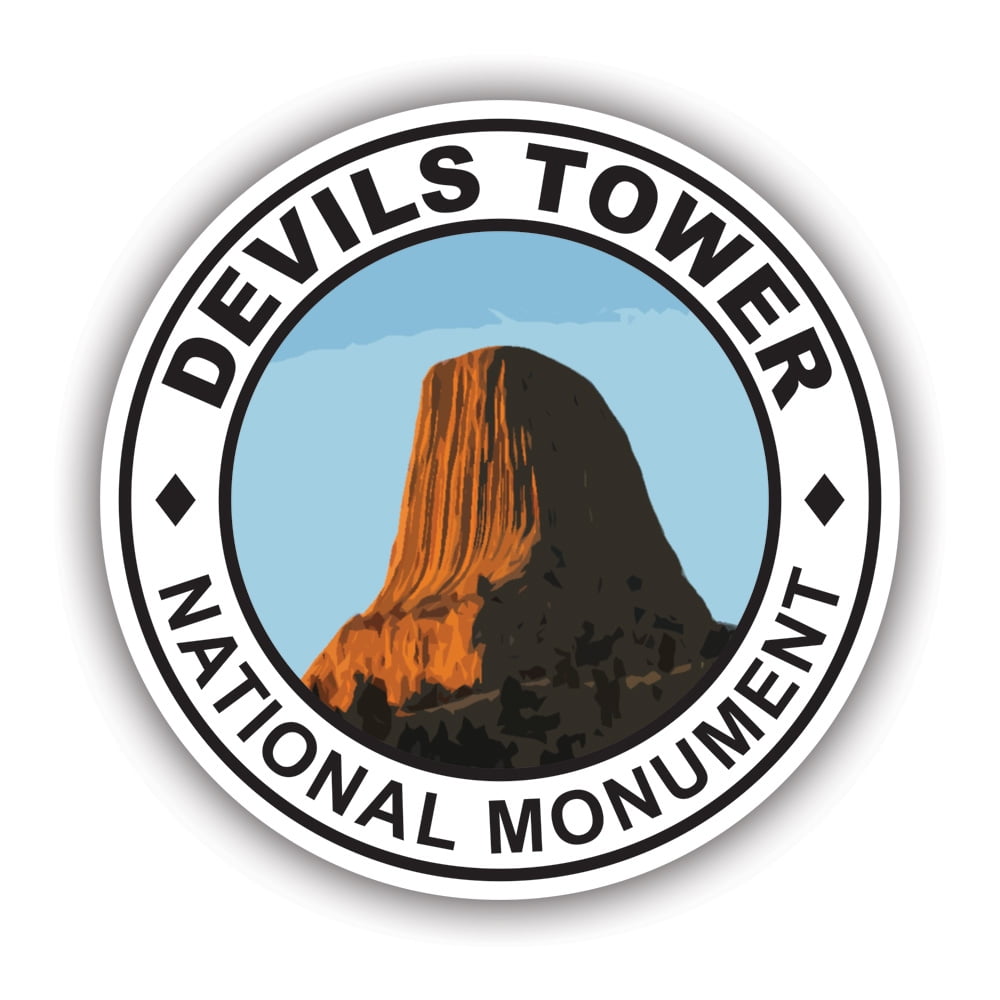 Devils Tower National Monument Sticker Decal - Self Adhesive Vinyl ...