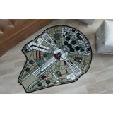 Star Wars Millenium Falcon Printed Rug, Small - Walmart.com