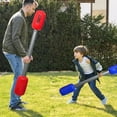 Giant Inflatable Gladiator Duel - Inflatable Battle Sticks & Mat Set ...