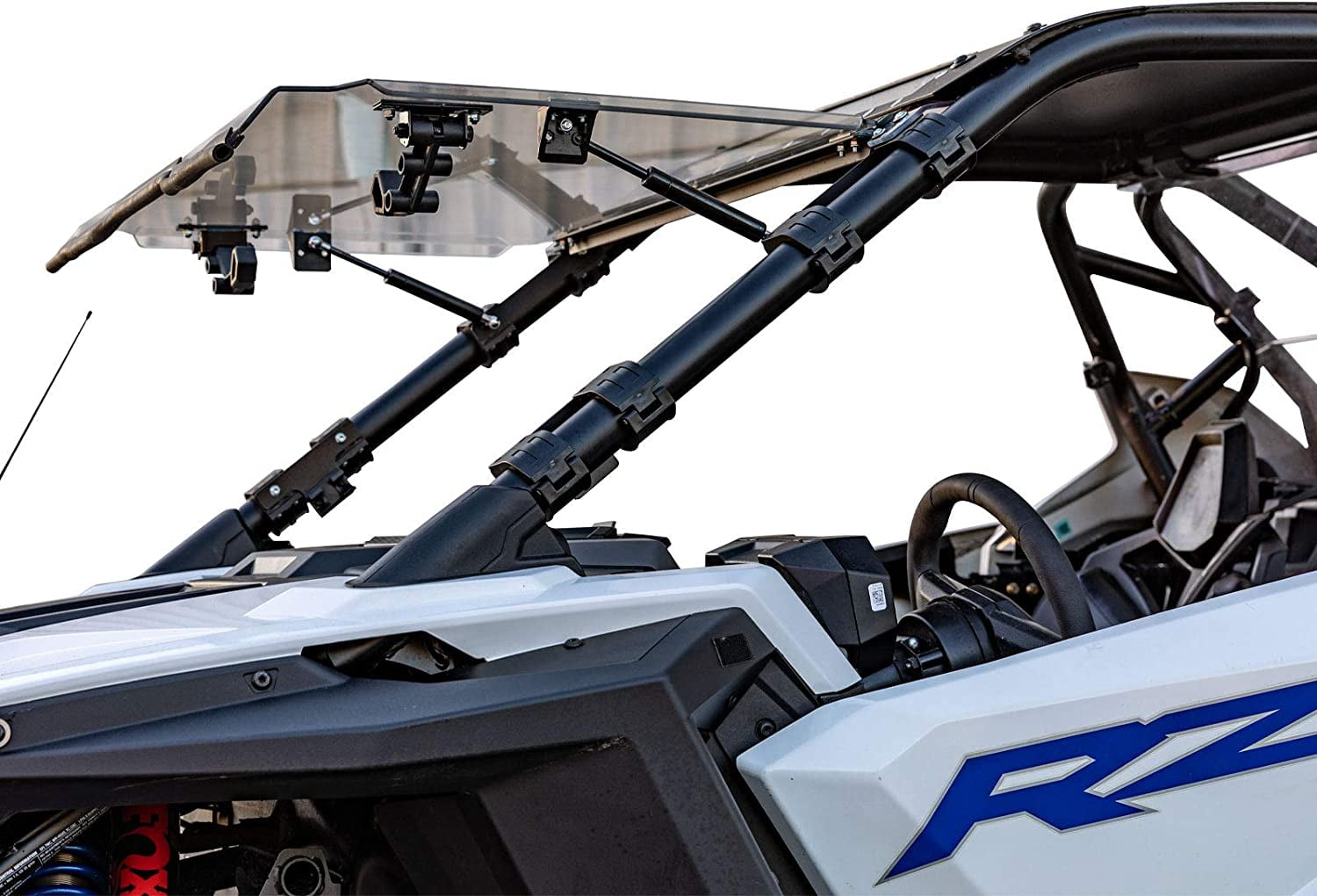 SuperATV Scratch Resistant 1/4" Polycarbonate Flip UTV Windshield for ...