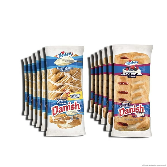 Individually Wrapped Danish Pastries