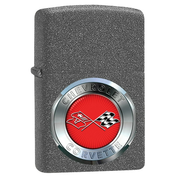 Zippo Lighter: Chevrolet Corvette Insignia - Iron Stone 79608 - Walmart.com - Walmart.com
