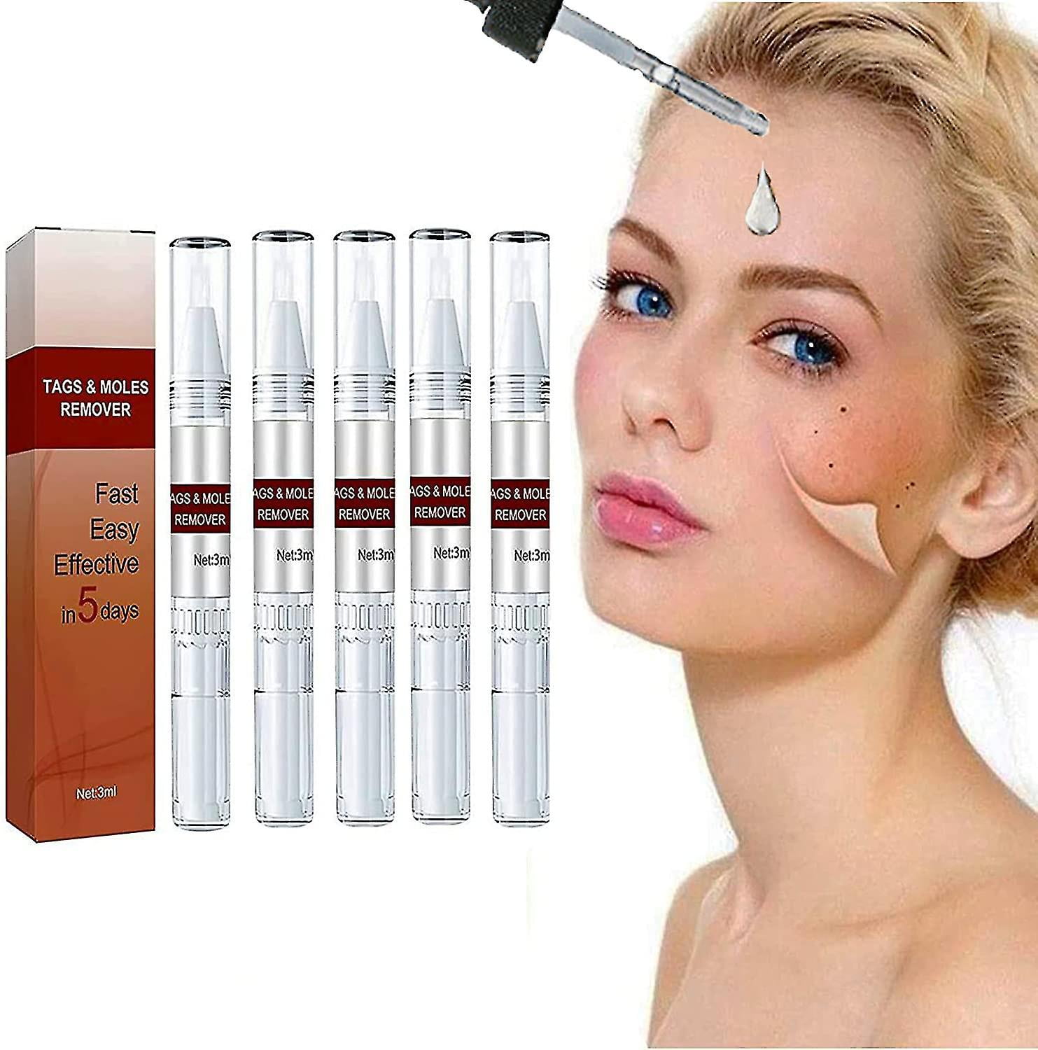 Wipe Off Tags And Mole Remover, Skin Tag Remover Liquid, Effectively ...