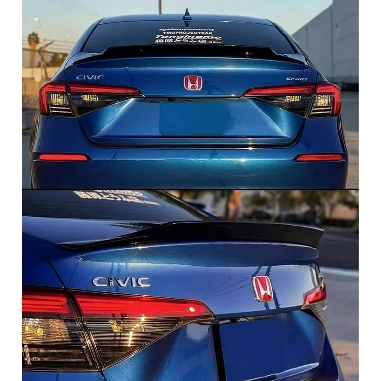Honda Civic Spoiler For 2022-2025 Honda Civic Sedan HP-Style 2-Tone ...