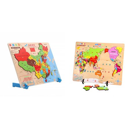 Wooden World China Map Puzzle Toy Puzzle Toy Home; Learning China Map ...