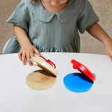 Kokiya 2 Pieces Wooden Finger Castanets Kids Musical Castanets ...