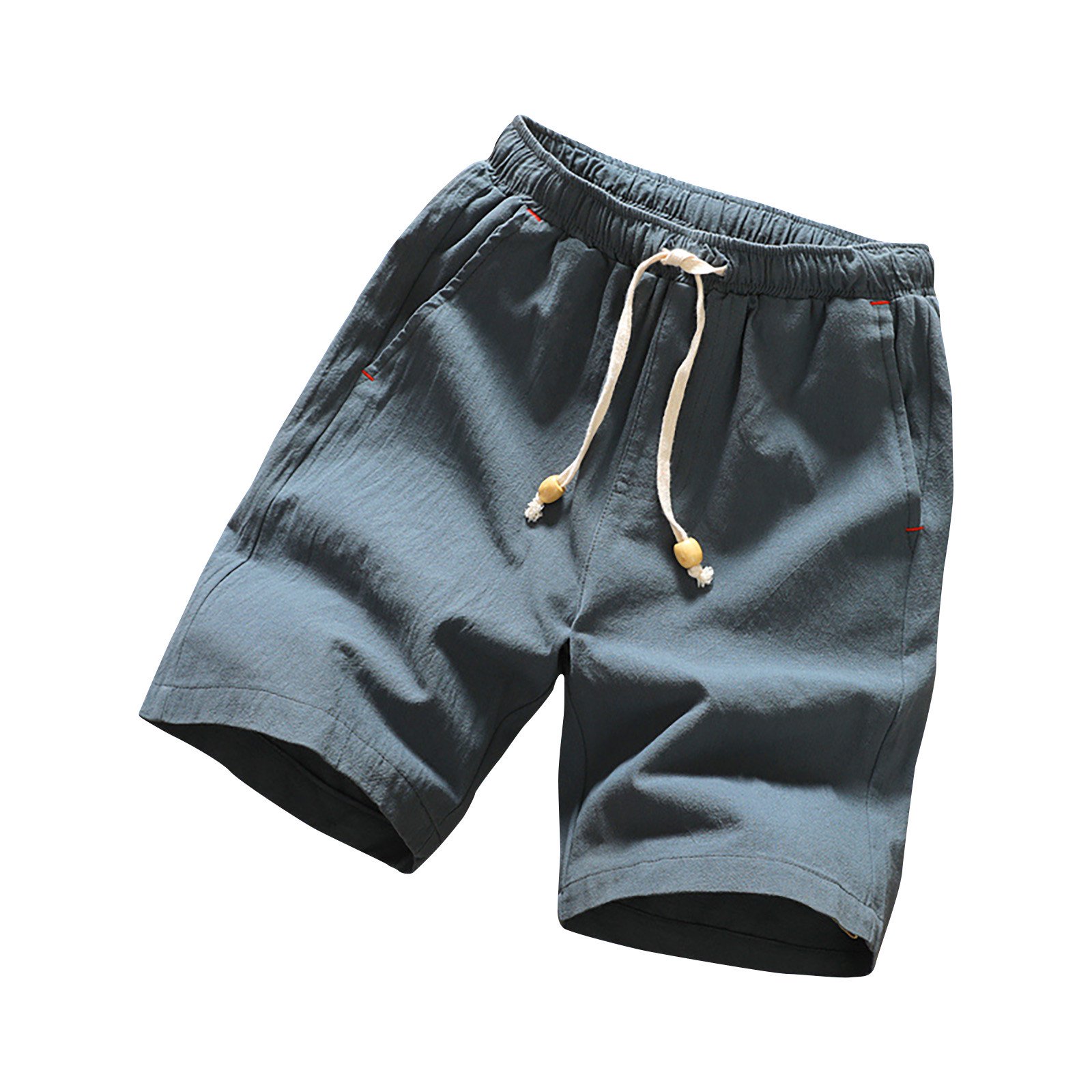 Click here for Cfhntfmh Mens Summer Cotton Linen Shorts Casual Fa... prices