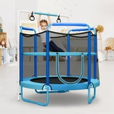 Gymax, Kids 3-in-1 Game Seamless Trampoline, 5FT, Outdoor Indoor ...