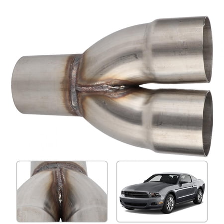 ID Dual Pipe,Universal Stainless Exhaust Y Exhaust Pipe Y Exhaust Pipe ...