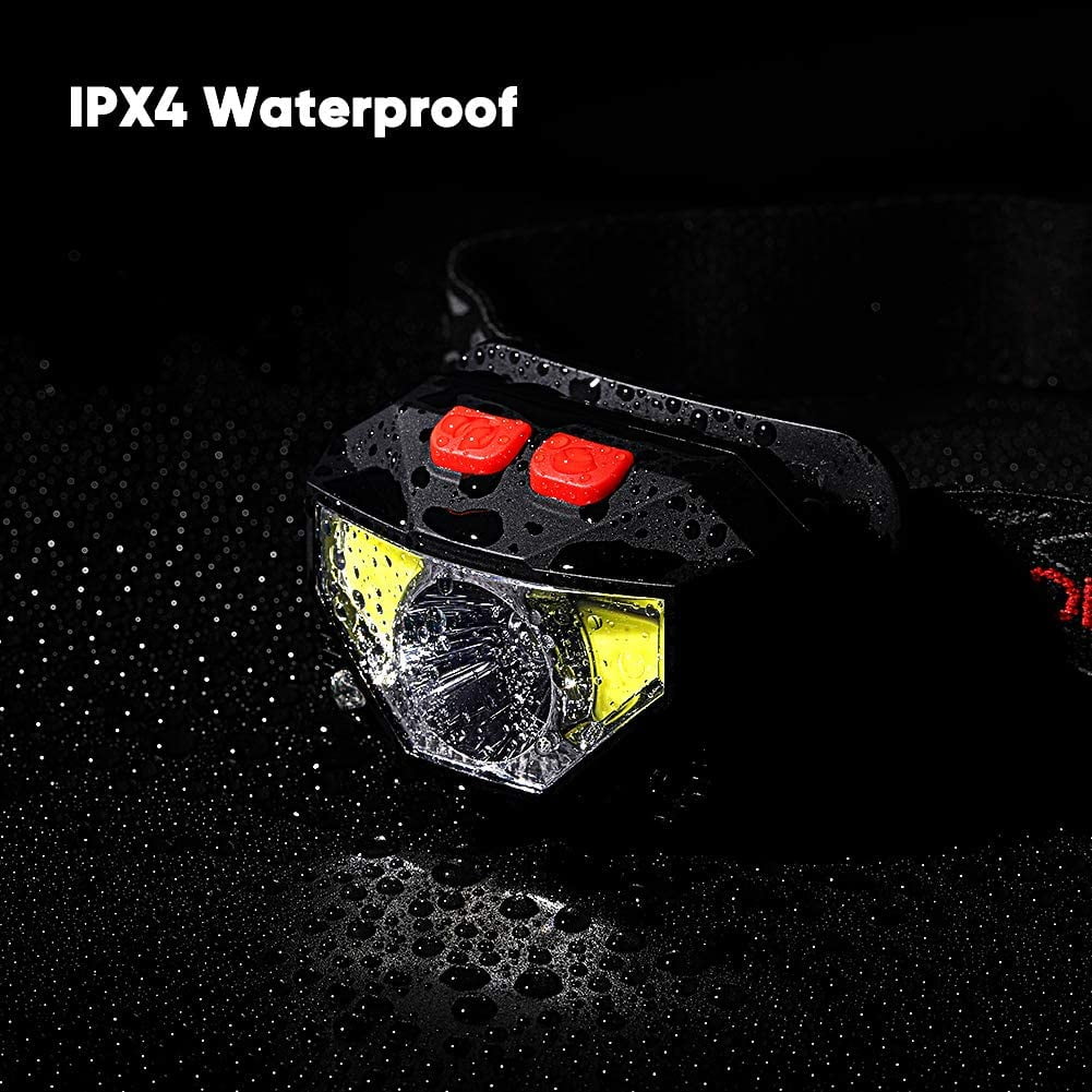 Buy Led Head Lamp, Rechargeable USB lights with Motion Detector, 300LM ...