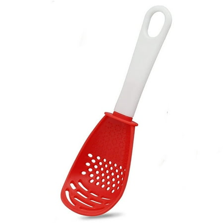 TILIYHELLO Multifunctional Kitchen Cooking Spoon, Silicone Skimmer ...