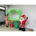 Christmas Inflatable Photo Booth Frame with Santa Claus and Reindeer ...