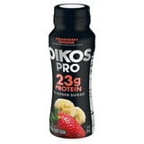 Oikos Pro Strawberry Banana Cultured Dairy Drink, 23g Protein, 7 fl oz ...