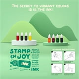 Stamp Enjoy - 6 Self-Ink Flash Stamp Set, Multicolor Teacher Stamps ...