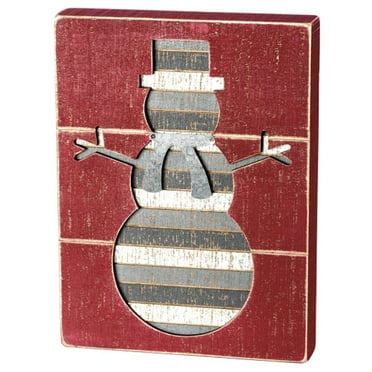 Primitives by Kathy Slat String Art Box Sign, Merry & Bright - Walmart.com