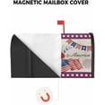 250th Anniversary Floral Mailbox Covers Magnetic Mailbox Wraps, Red ...