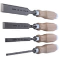 Narex 4-Piece Wood Chisel Set (Sizes 6mm, 12mm, 20mm, 26mm), Item ...