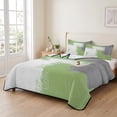 King Quilt Bedding Set Modern Graffiti Square Texture Breathable Summer ...