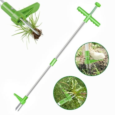 Walensee Manual Lawn Spike Aerator Tool with 15 Iron Spikes for Garden ...