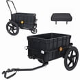 GDF Studio 2-in-1 Bike Cargo Trailer, Pushcart Stroller, Bicycle Wagon ...