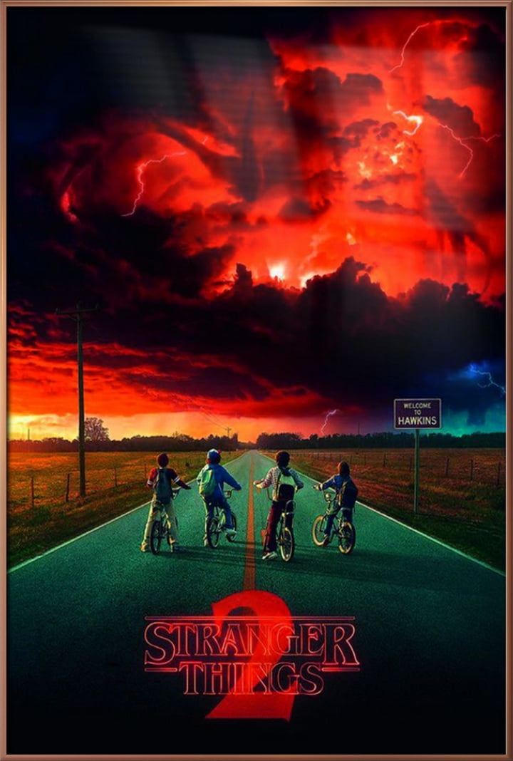 Stranger Things 2 - Framed Netflix TV Show Poster (Storm Front - The ...