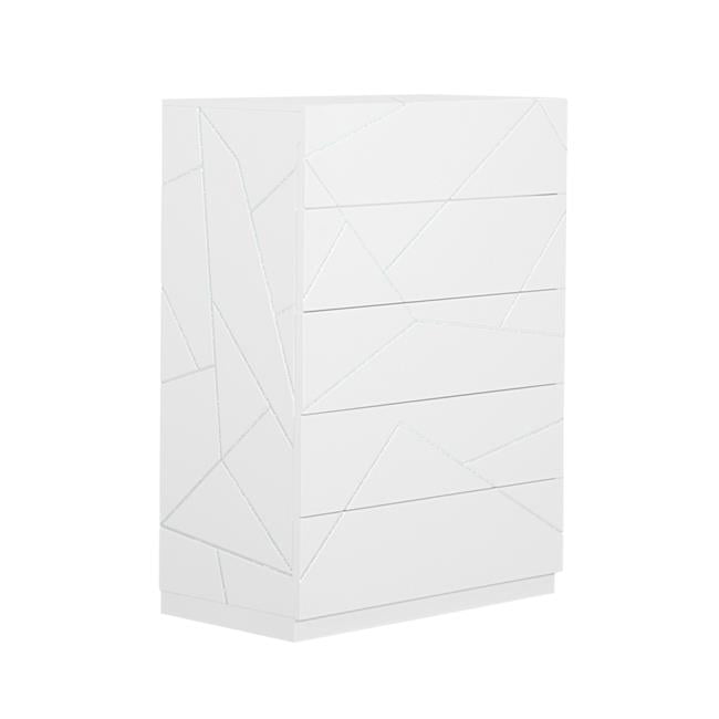 Global Furniture USA PANDORA-CHEST Pandora Chest - White - Walmart.com
