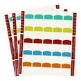Laser Printable Index Tabs 1/5-Cut Tabs, Assorted Colors, 1.13" Wide ...