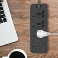 YOLOKE Multi-Functional Universal Power Socket with USB Ports - Ideal for Home, Office ...