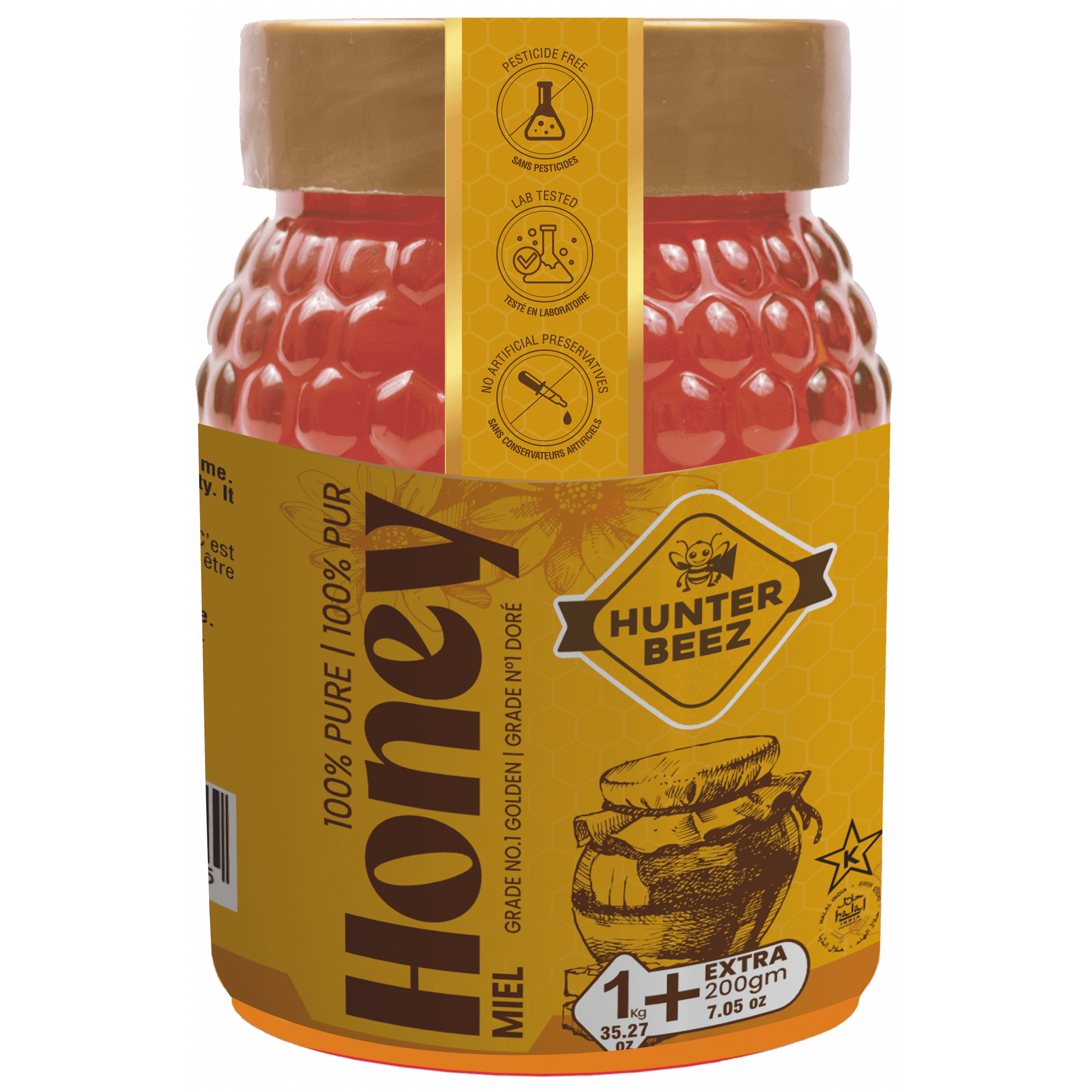 Click here for Hunter Bee Natural Honey 1kgx2 Hunter Bee Natural... prices