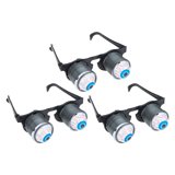 3pcs Scary Eyeball Glasses for Halloween Made of Safe Plastic Black ...
