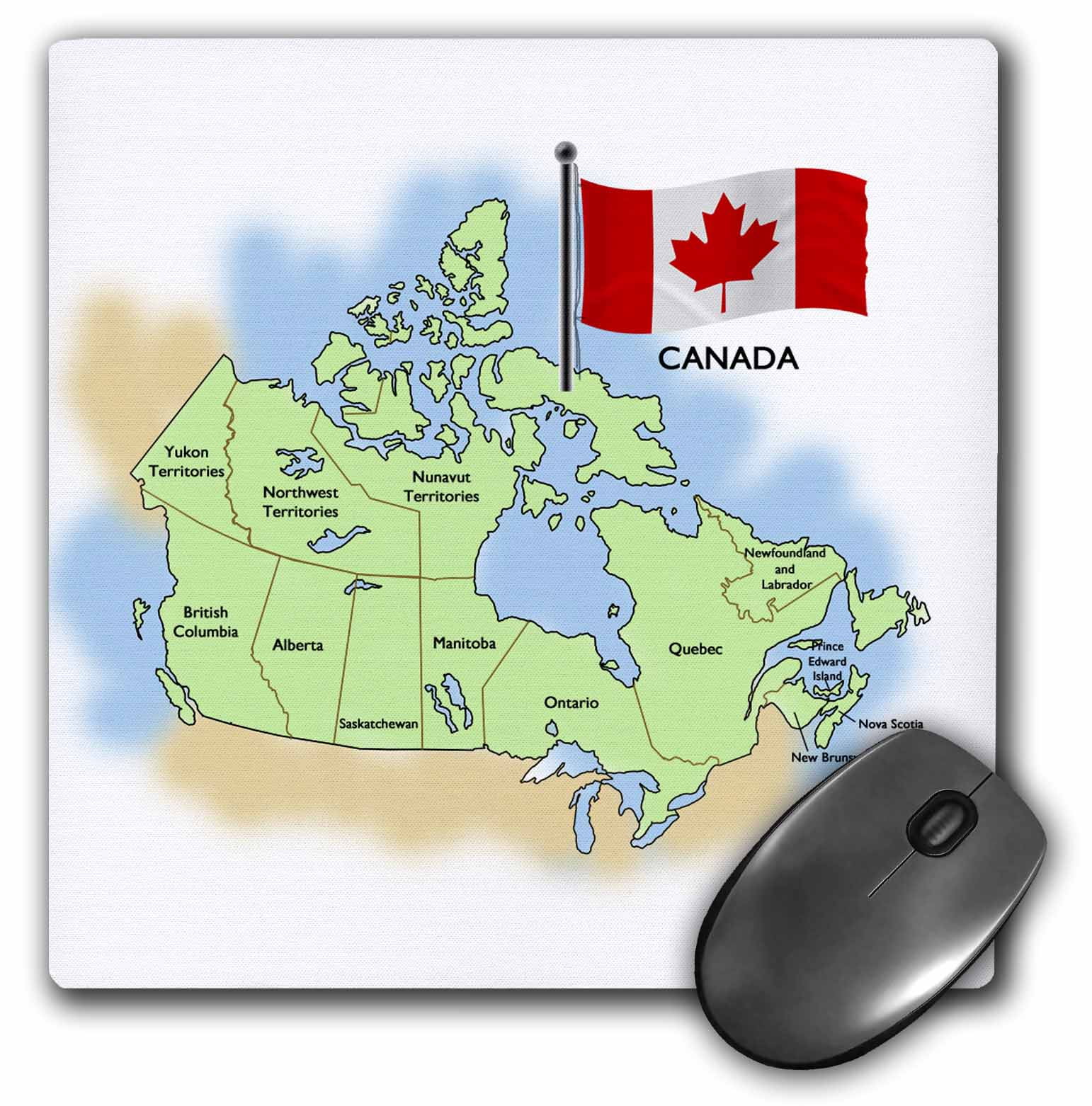 Labeled Map Of Canada With Capitals