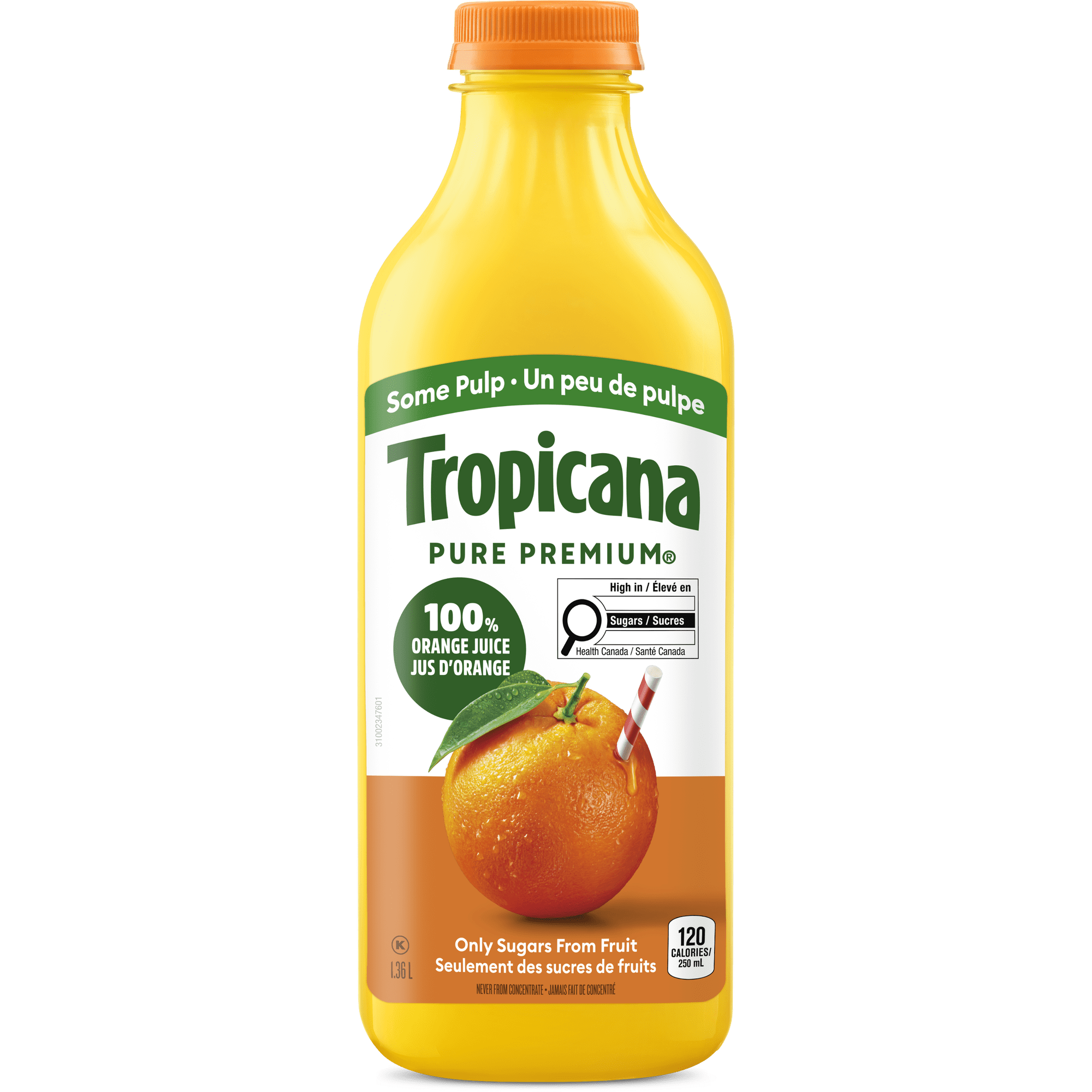 Click here for Tropicana 100 Orange Juice Some Pulp  1.36l 1.36 L prices