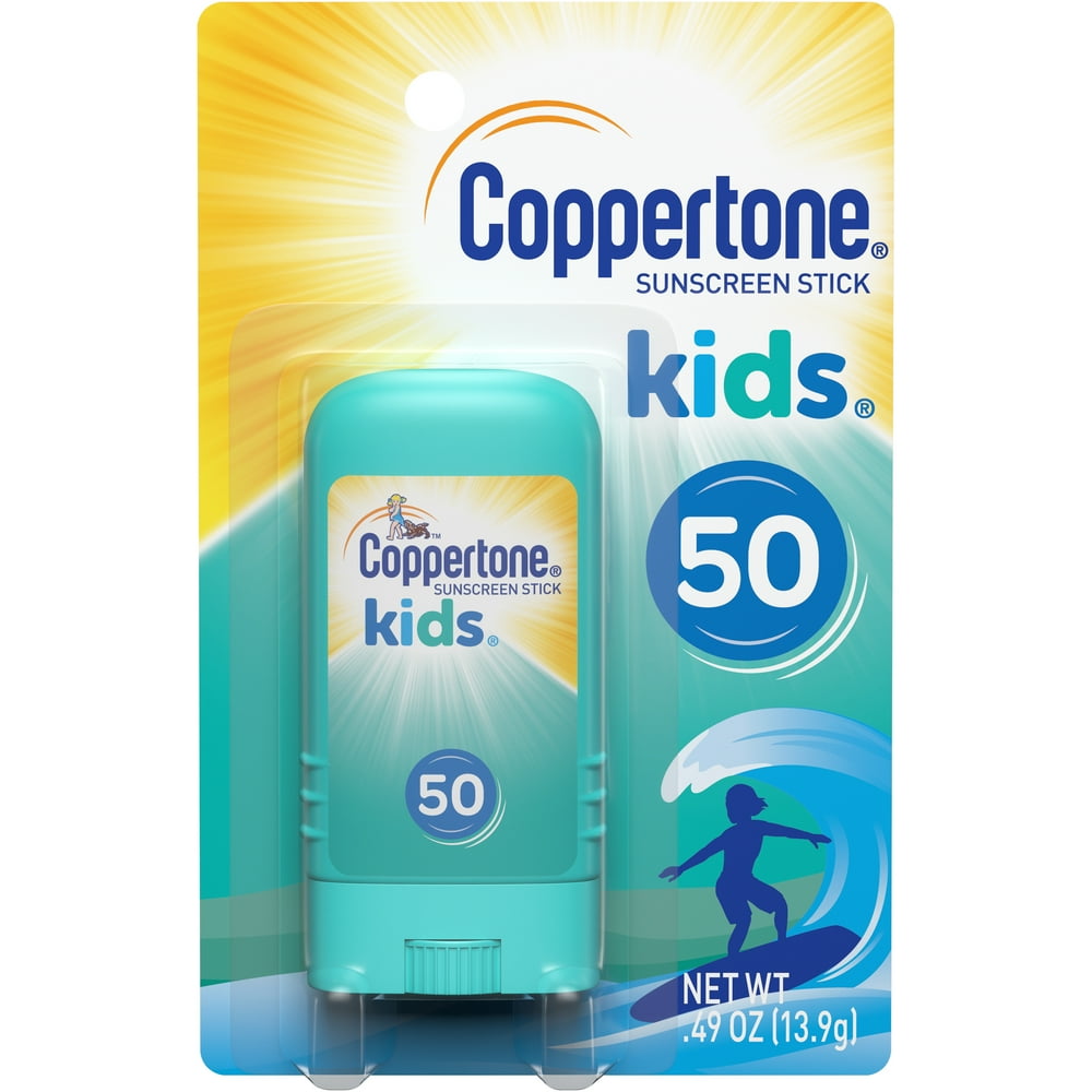 Coppertone Kids Sunscreen Stick Broad Spectrum SPF 50, .46 oz - Walmart ...