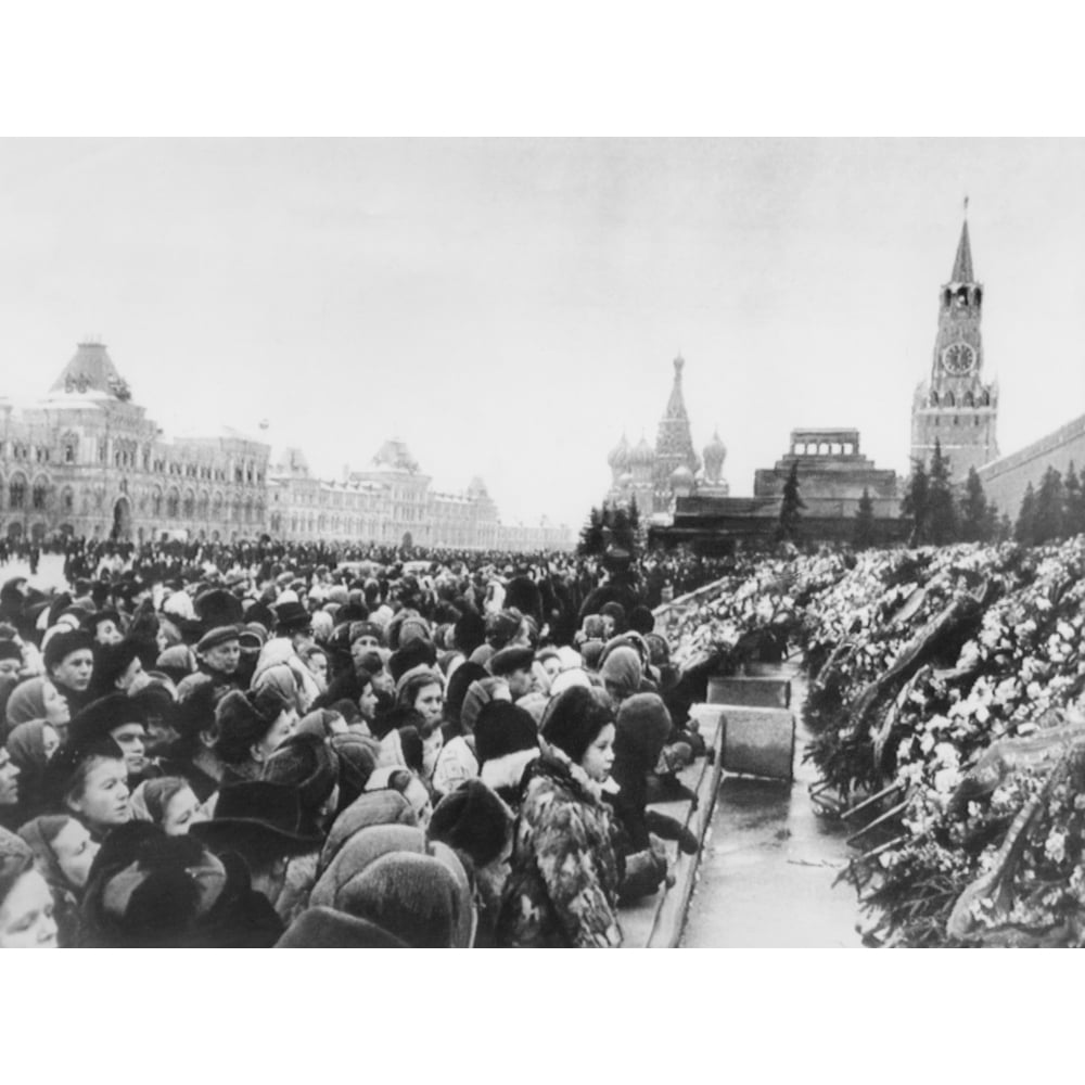 Crowds In Moscow'S Red Square Mourn The Death Of Josef Stalin. March 11 ...