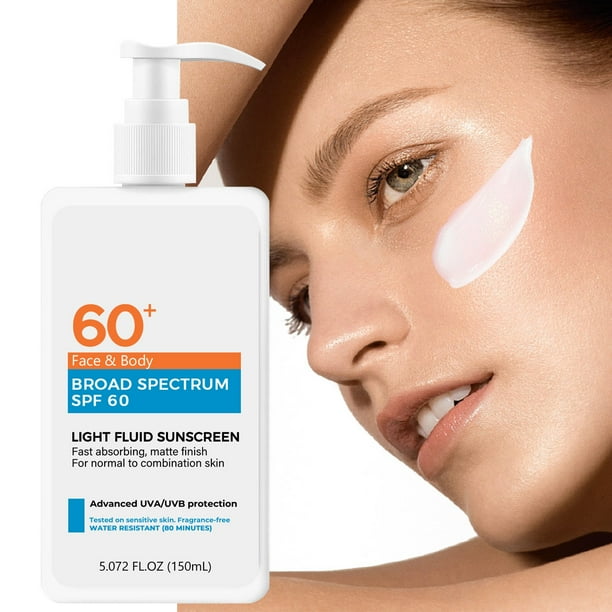 Protector solar para hombres y mujeres Protector solar facial ligero ...