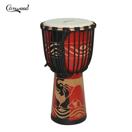 Camwood 8inch Wooden African Drum Djembe Bongo Congo Hand Drum ...