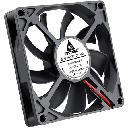 GDSTIME 8015 80mm x 15mm 8cm Muffin Fan 12V DC 2800RPM Brushless ...
