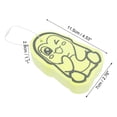 Unique Bargains Penguins Pattern Bath Sponge Body Scrubber 1 Pc Yellow ...