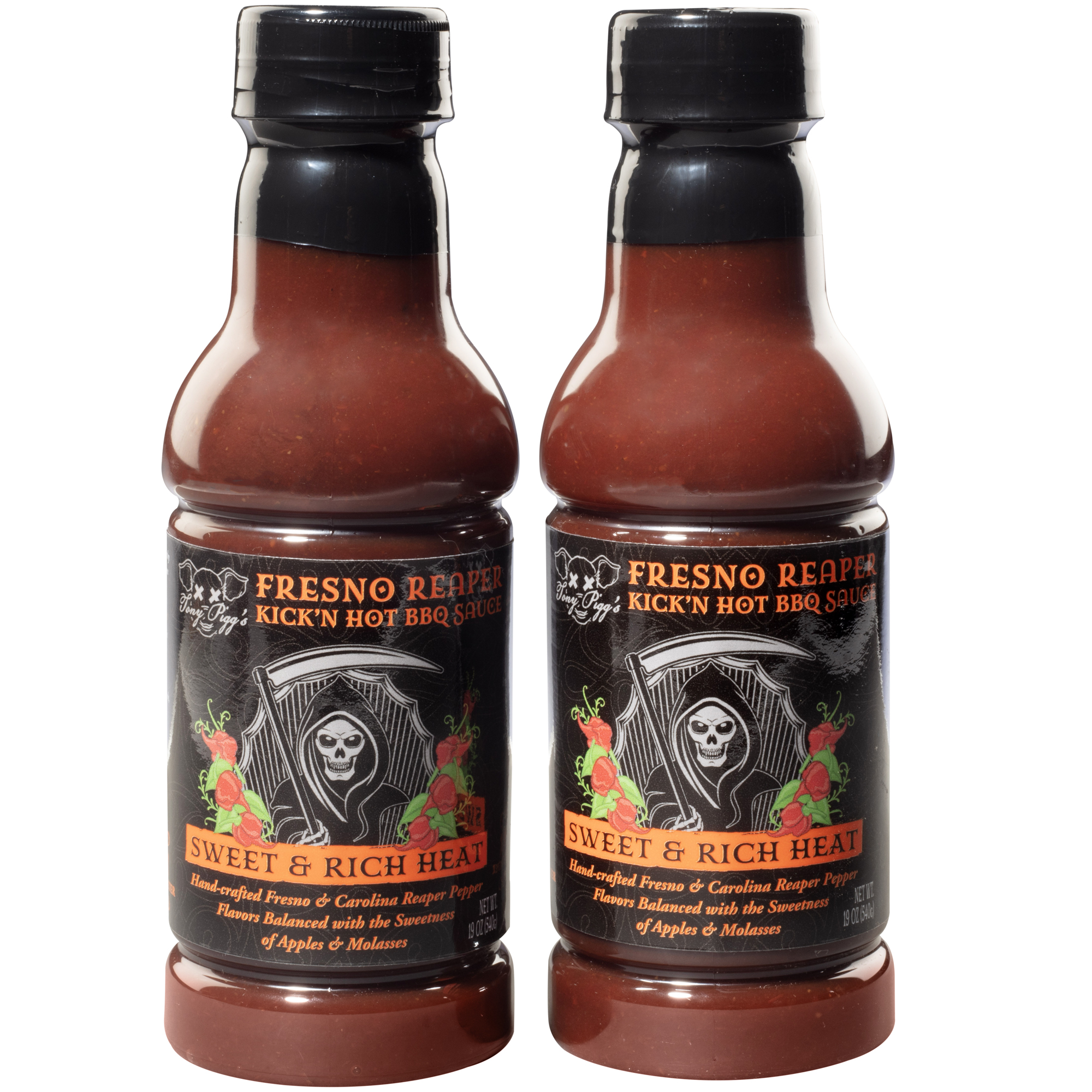 Tony Pigg's, Fresno Reaper Kickin' Hot BBQ Sauce - Walmart.com