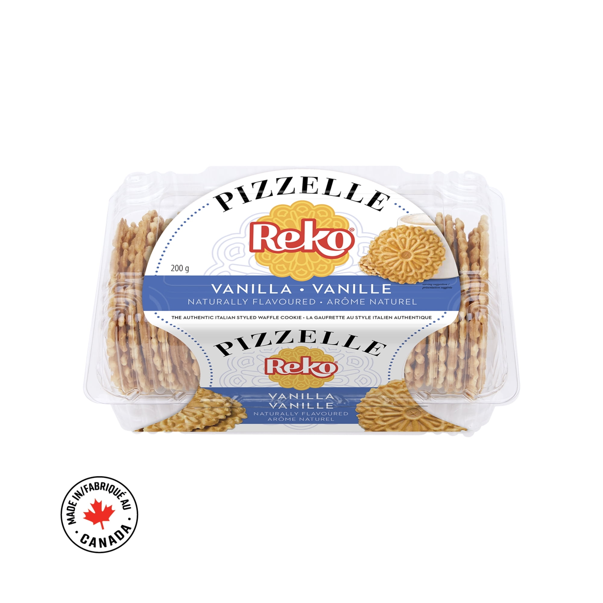 Click here for Reko Pizzelle Vanilla Waffle Cookies 200 G prices