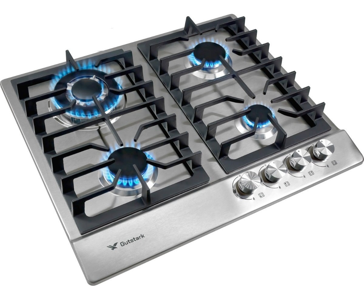 Parrilla 4 Quemadores Acero Inox Premium Gas Lp y Natural Gutstark 58.5 ...