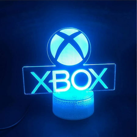 3d Illusion Lamp Led Night Light Xbox Home Game Smart Unique Present ...