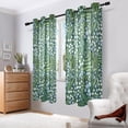 Yayeee Window Curtains Light Filtering 63"x52" Grommet Panel Pair Home ...