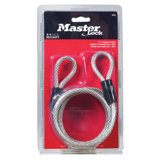 Master Lock Security Cable,72 in,Steel,Silver 65D - Walmart.com