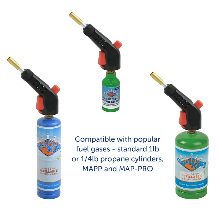 Map Gas Flame King Propane Gas Blow Torch With Push Button Igniter ...