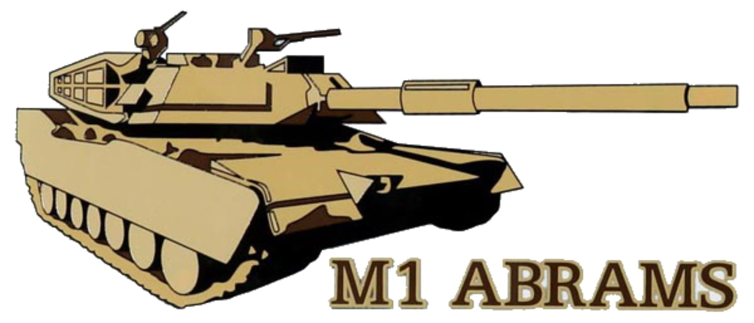 M1 Abrams Tank Decal - Veteran Owned Business - Walmart.com