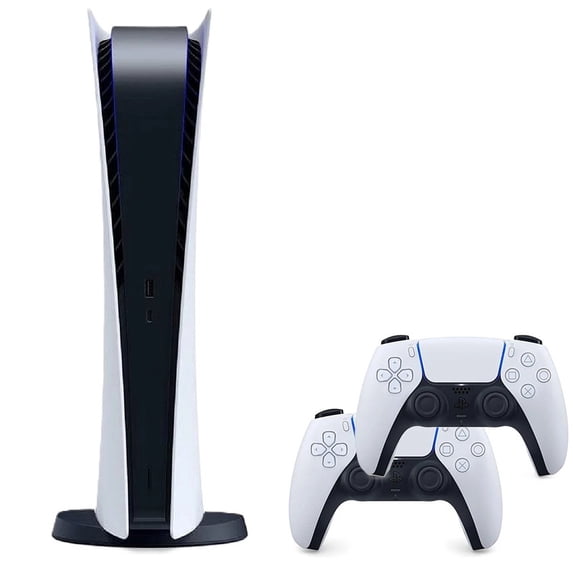 Restored Sony Playstation 5 PS5 Standard Digital Game Console with 2 ...
